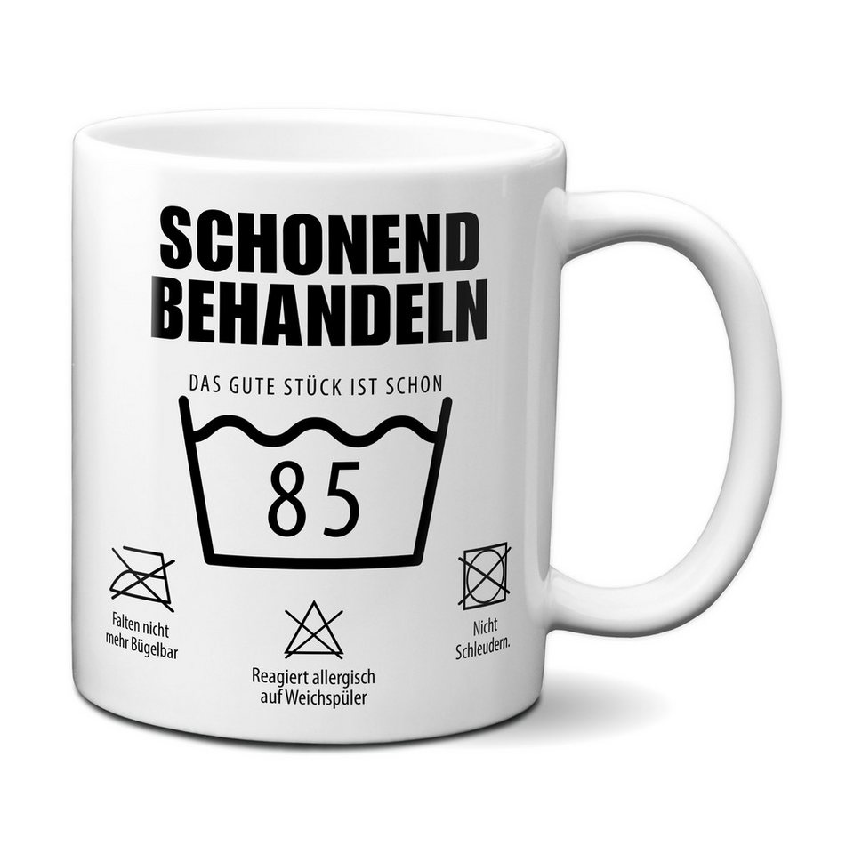 TASSENKING Tasse, Schonend behandeln. Das gute Stück ist schon 85. TASSENKING Tasse, Schonend behandeln. Das gute Stück ist schon 85.
