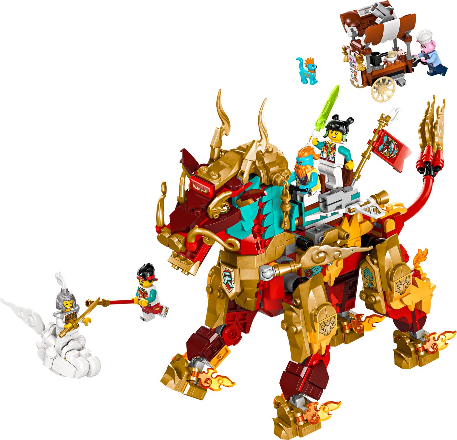 LEGO® Monkie Kid 80066 Das Fabelwesen Qilin Spielbausteine, (Set, 791 St., Set)