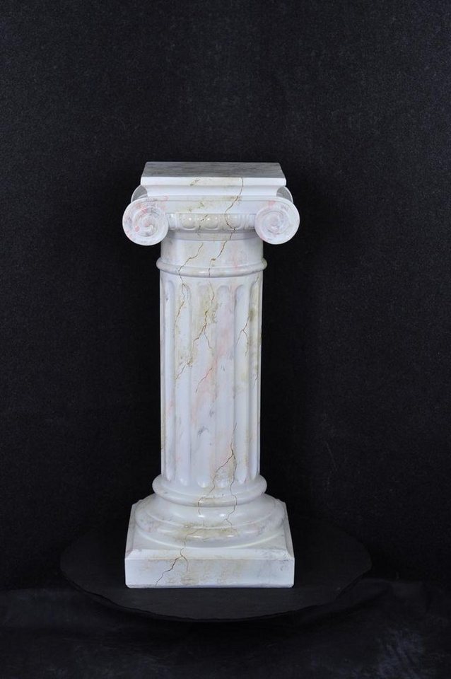 Jvmoebel Skulptur Medusa Säule Römische Säulen Marmor Skulptur Figur
