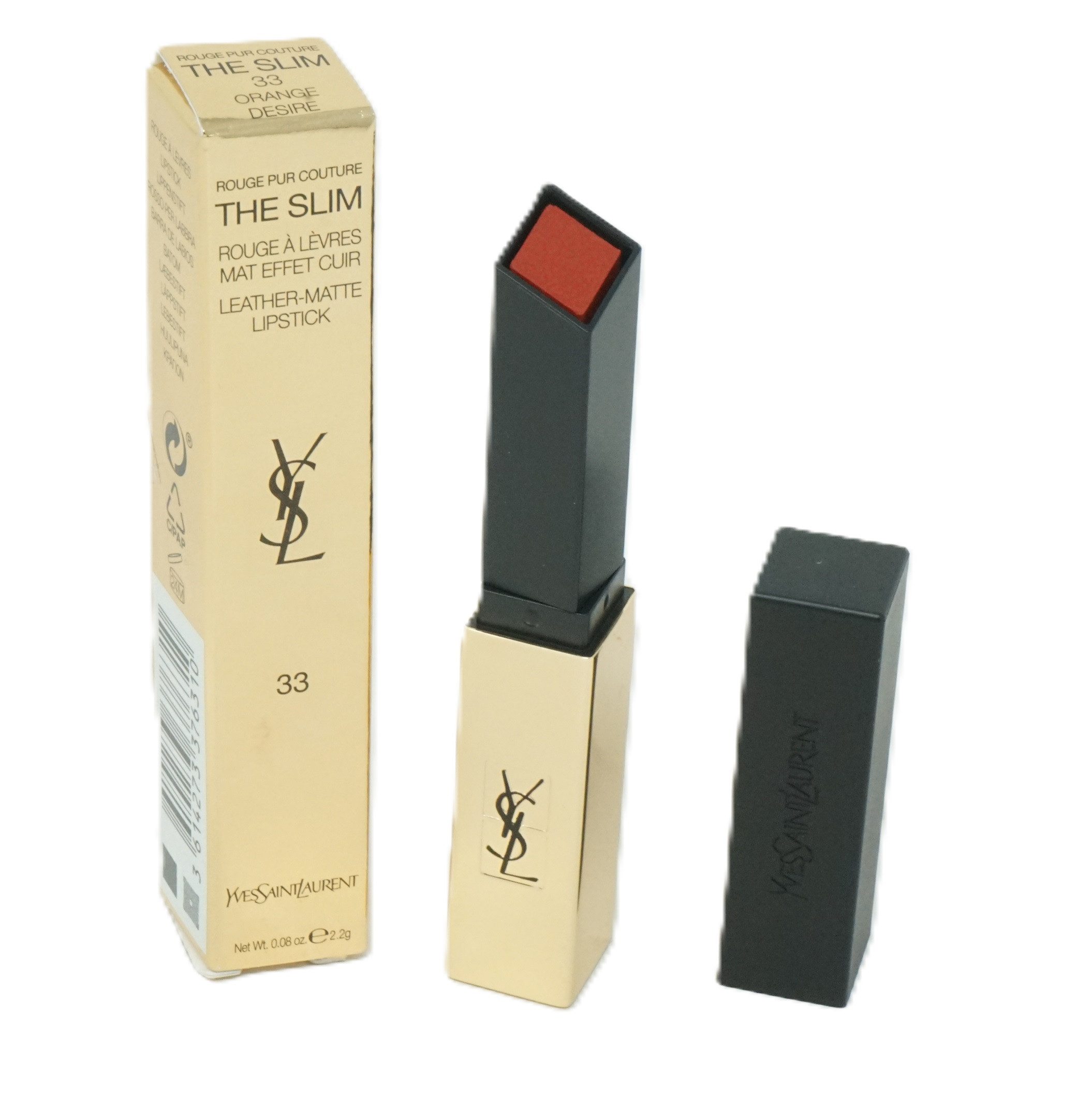 YVES SAINT LAURENT Lippenstift Yves Saint Laurent Rouge Lippenstift 2,2g Orange Desire 33, Lipstick
