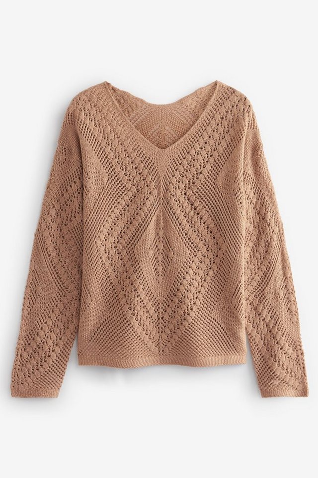 Next V Ausschnitt Pullover Langärmeliges Strick Top Mit V Ausschnitt 1