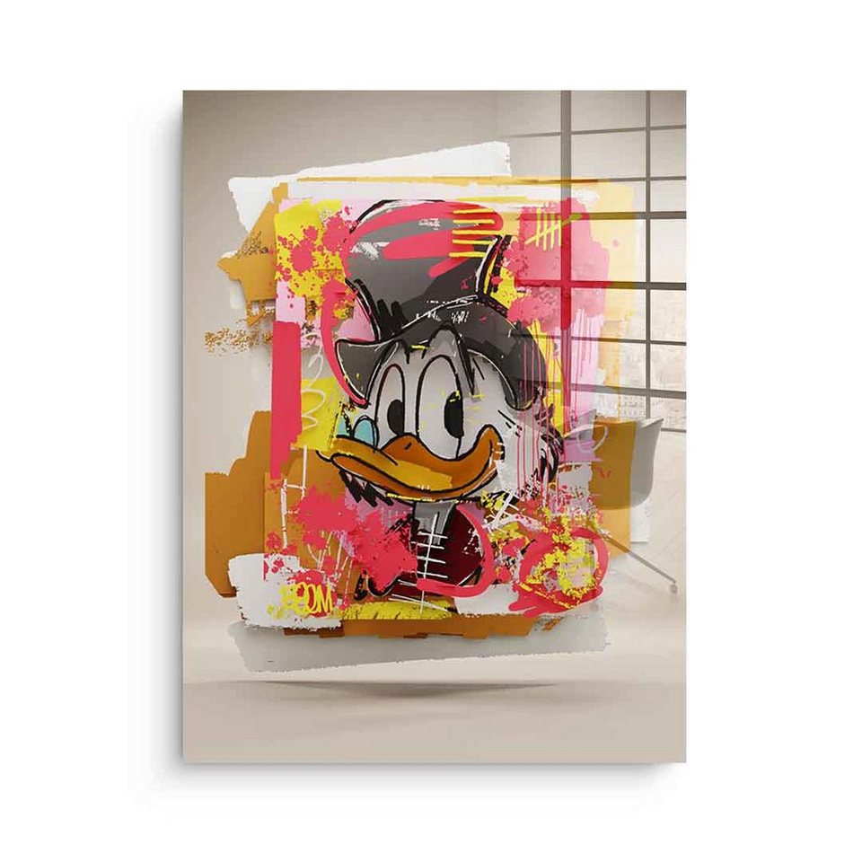 Dotcomcanvas® Acrylglasbild Layer Dagobert Acrylglas Acrylglasbild