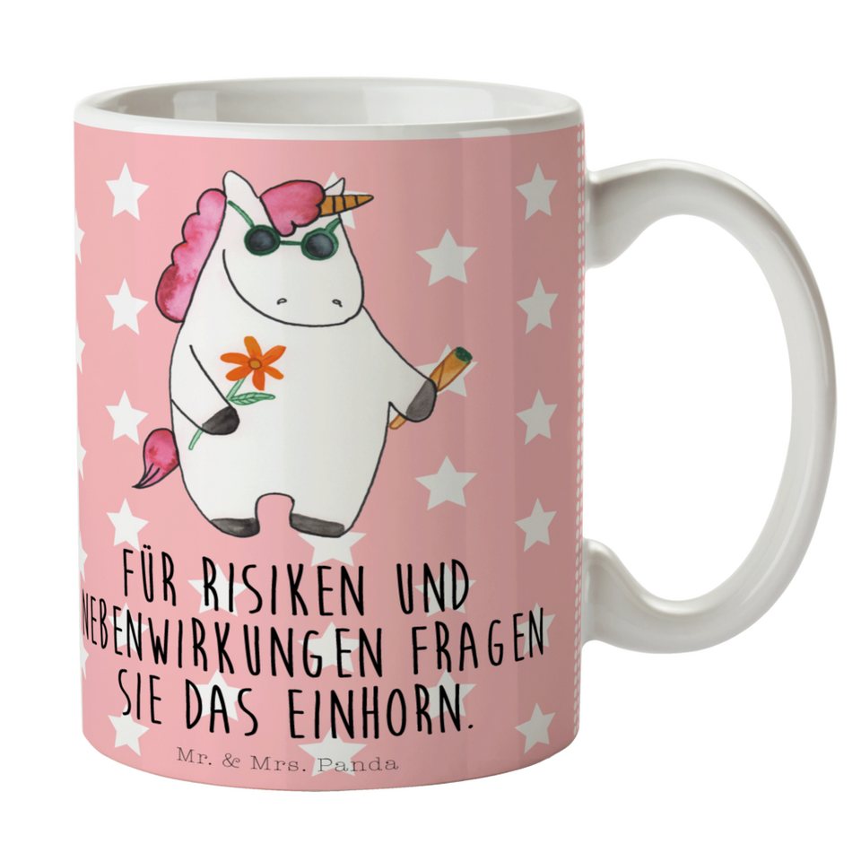Mr And Mrs Panda Tasse Einhorn Woodstock Rot Pastell Pegasus