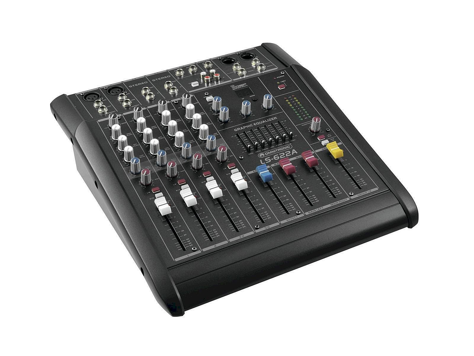 Omnitronic Mischpult OMNITRONIC LS-622A Live-Power-Mixer