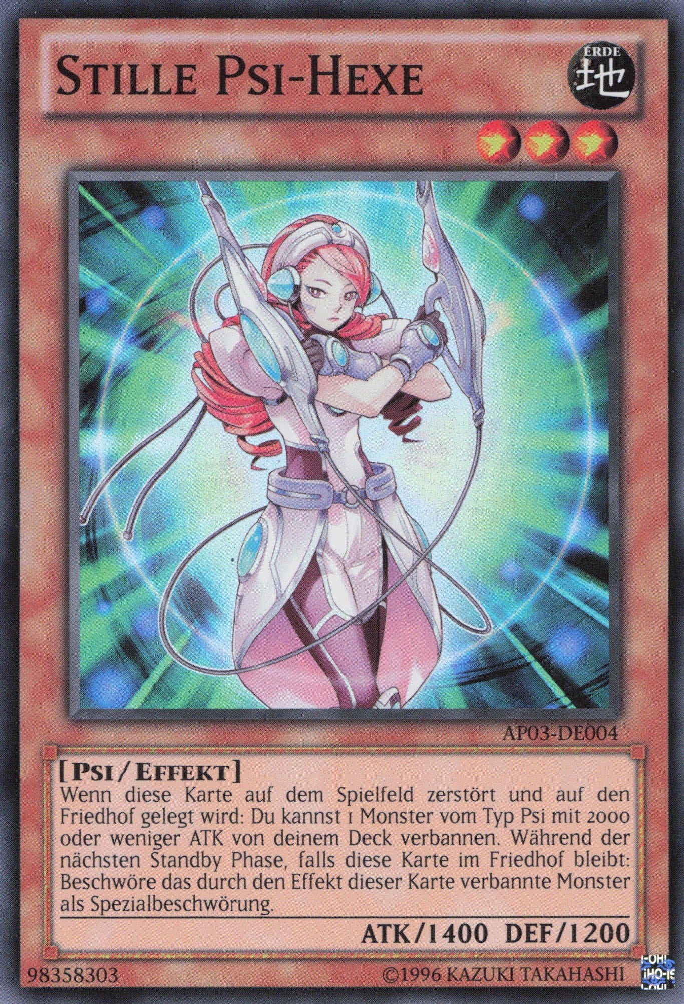 Recollectibles Sammelkarte Yugioh Karte Stille Psi Hexe Deutsch Yu Gi