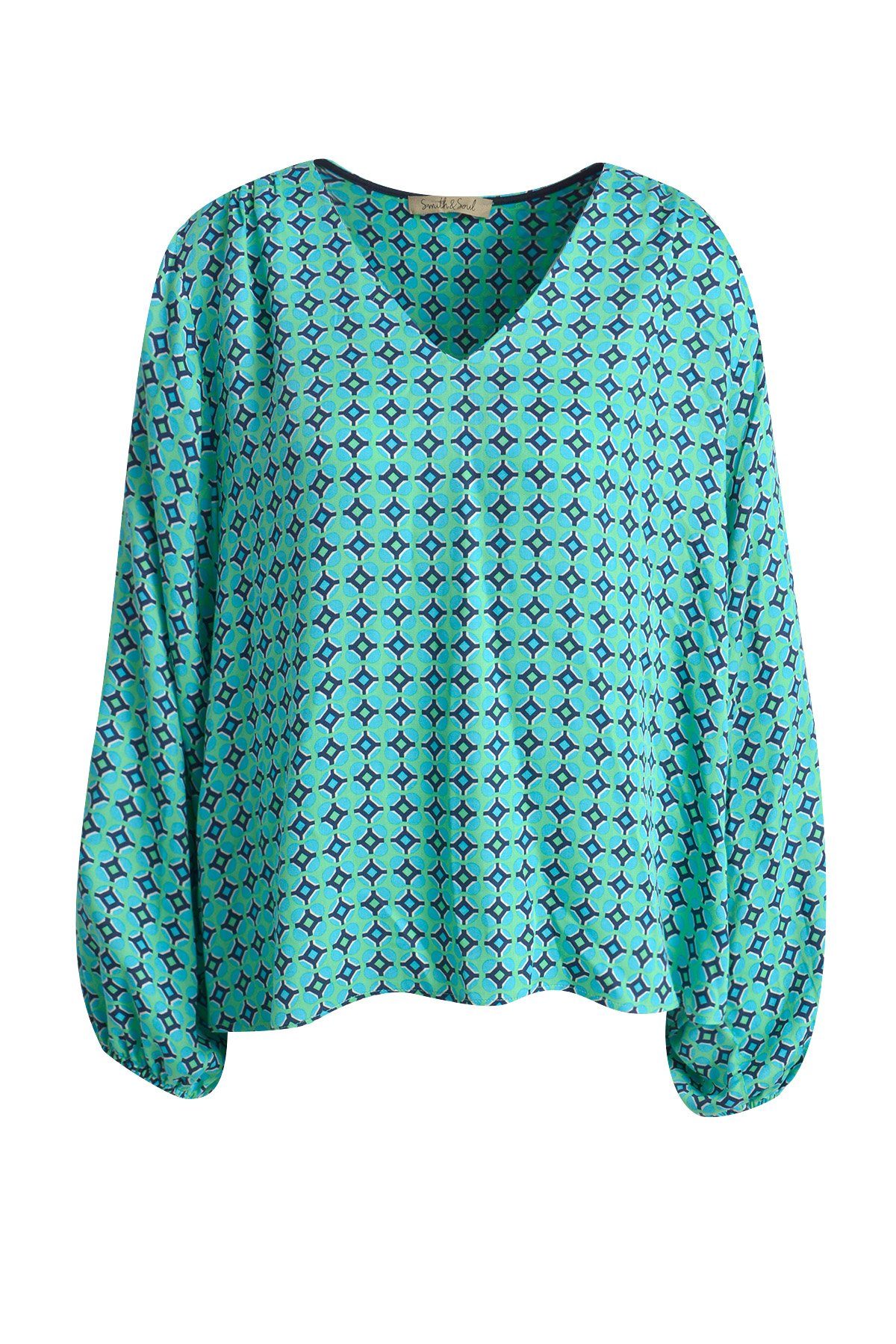 Smith And Soul Blusentop Flowing V Neck Blouse