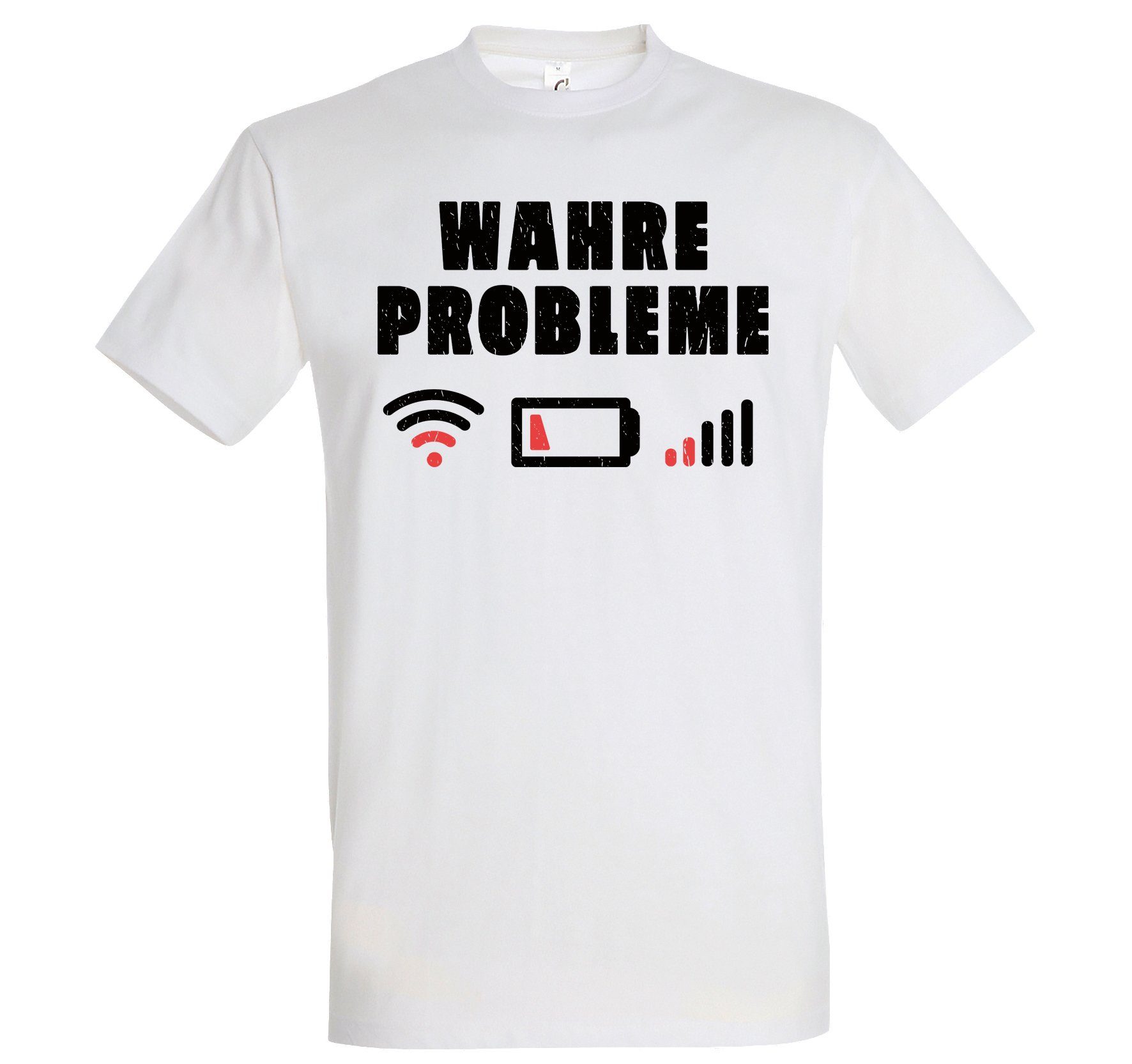 Youth Designz Print-Shirt "Wahre Probleme" Herren T-Shirt mit lustigem Spruch