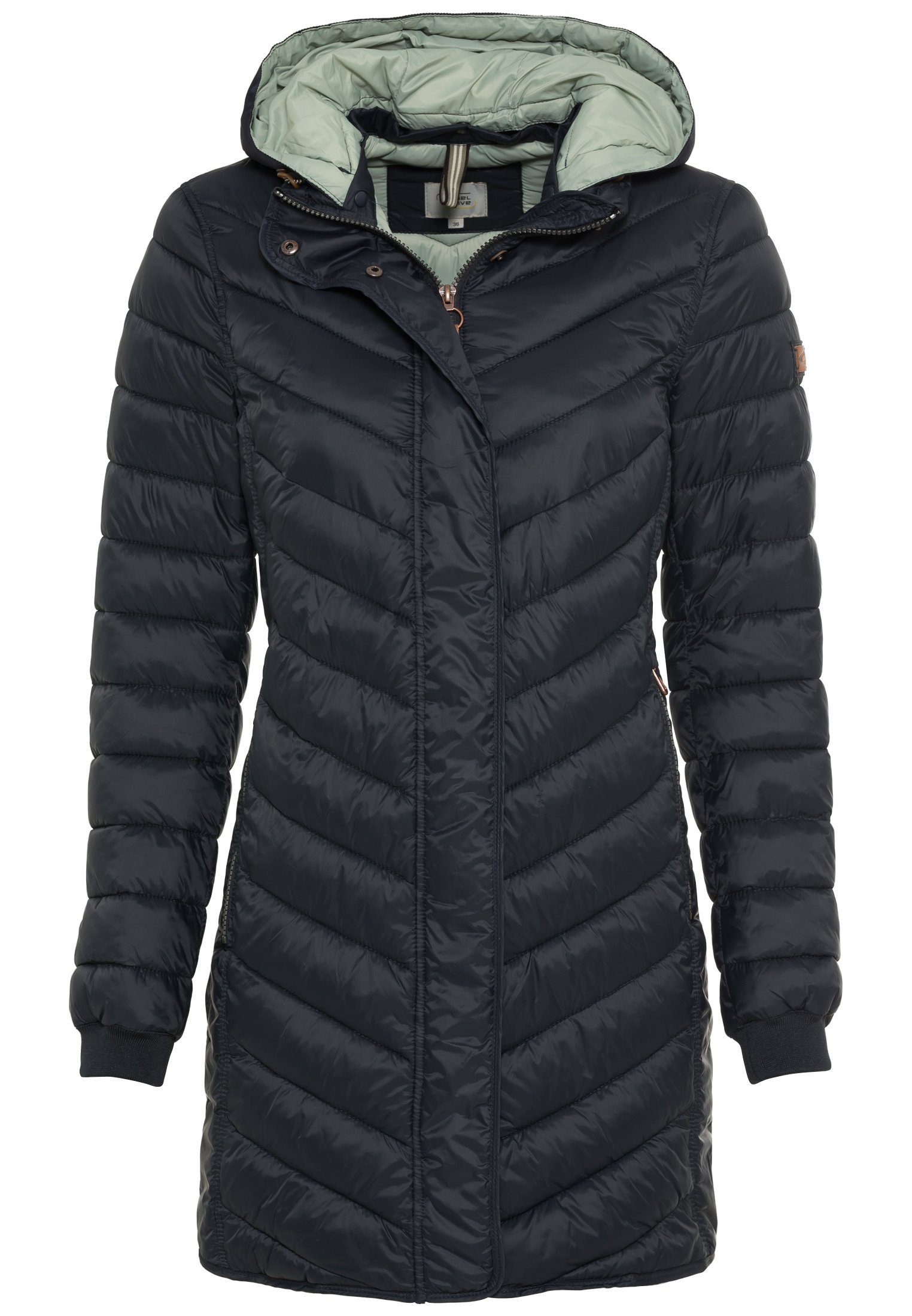 Camel Active Wintermantel Camel Active Damen Steppmantel Aus 100