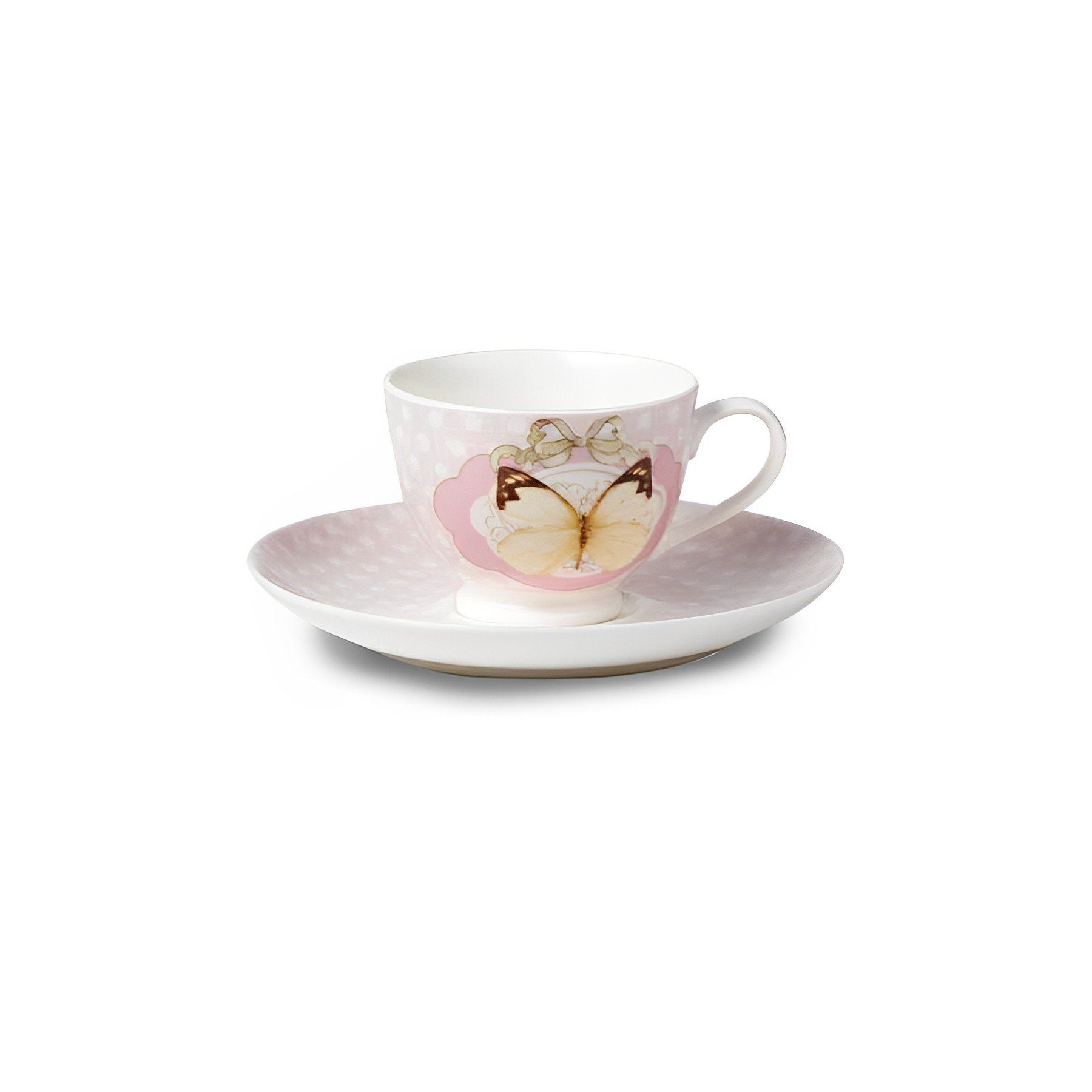 Korkmaz Kaffeeservice Country Kaffeetassen Set 12 Tlg 6 Personen Rosa