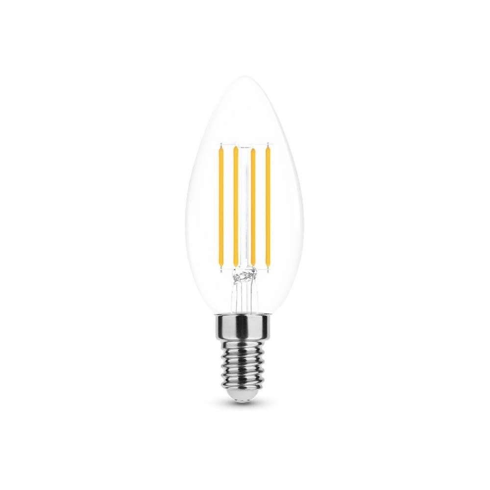 Aigostar Led Leuchtmittel 4w Led Candle Filament Leuchtmittel Klarglas