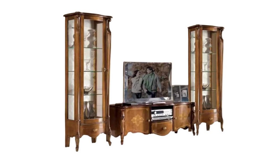 Xlmoebel Wohnwand Neues Wohnzimmermöbel Set Mit Vitrinen Schrank Und