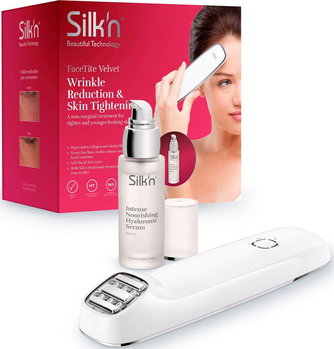 Silk'n Anti-Aging-Gerät »FaceTite Velvet«, Set, Face Tite + Serum ...