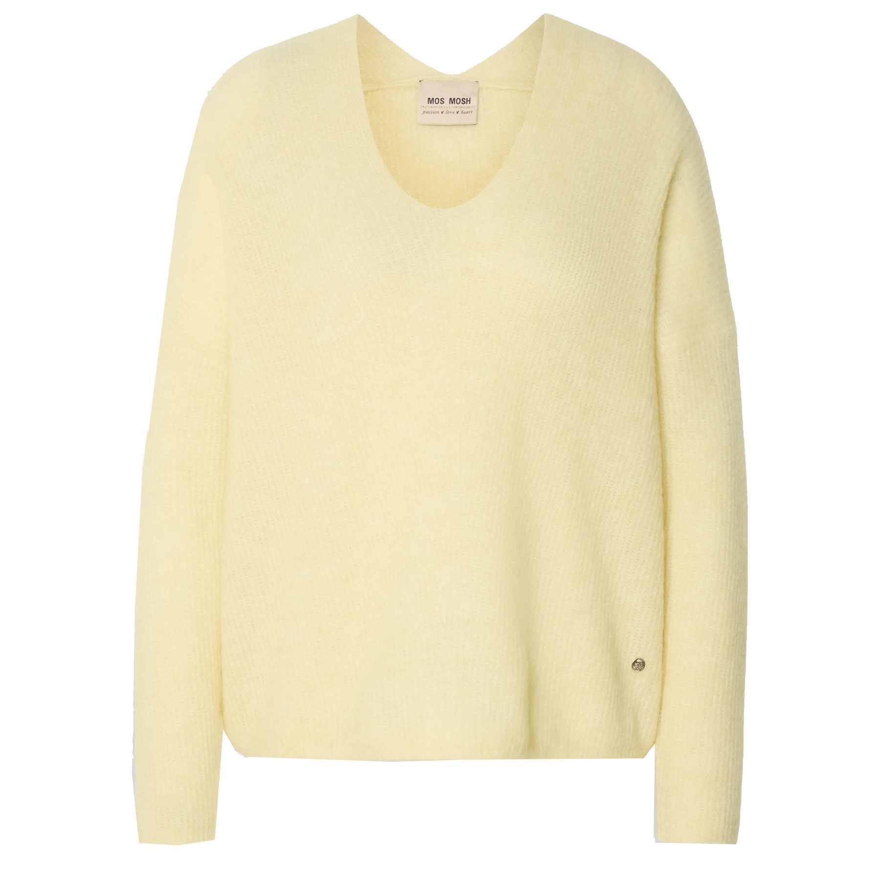 Mos Mosh Strickpullover Strickpullover THORA mit Alpaka, Passform: Normale Passform