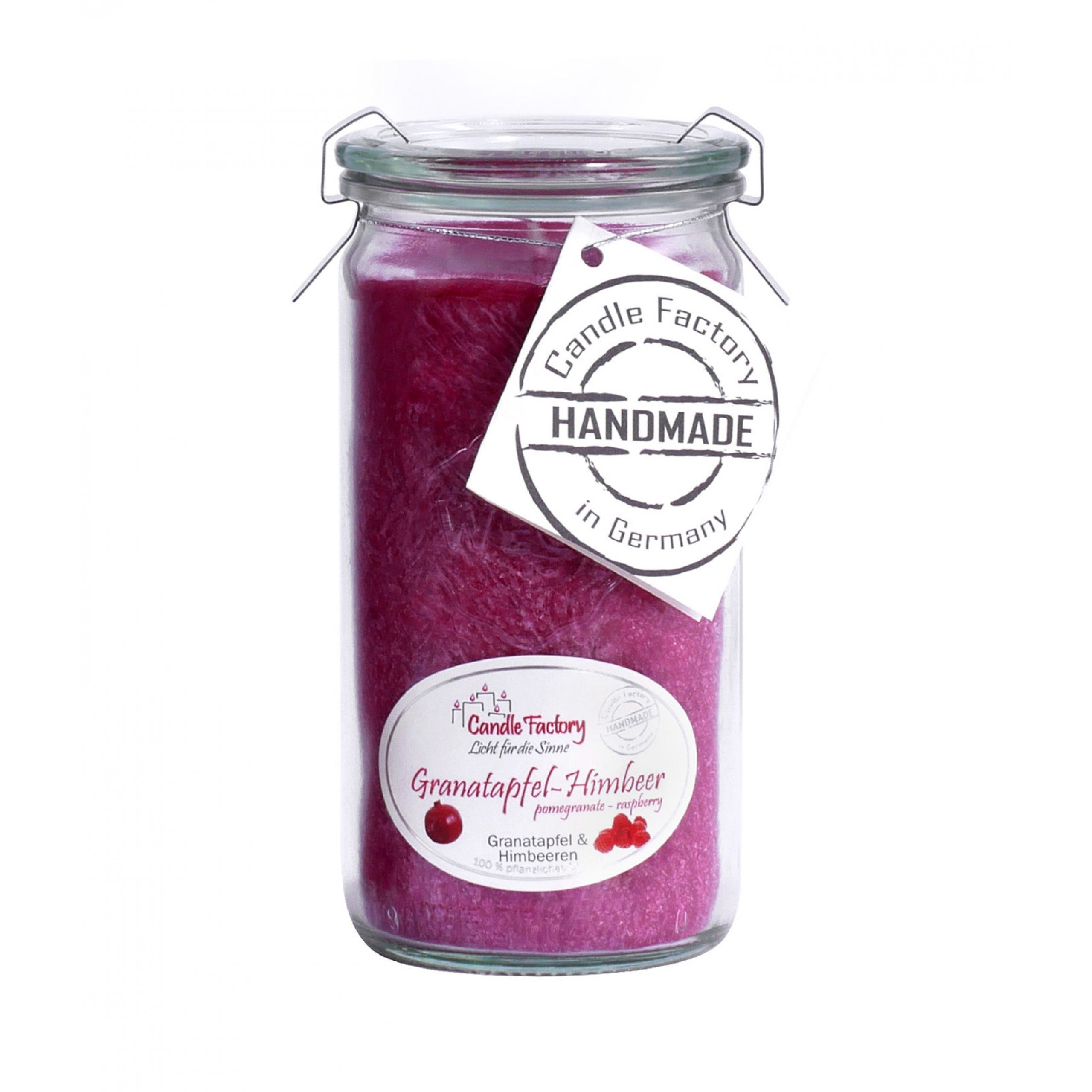 Candle Factory Duftkerze Candle Factory Mini Jumbo Granatapfel Himbeer