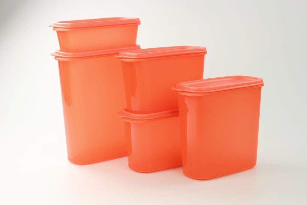 TUPPERWARE Vorratsdose Tupperware Eidgenossen 5tlg Set in lachs, Bonboniere
