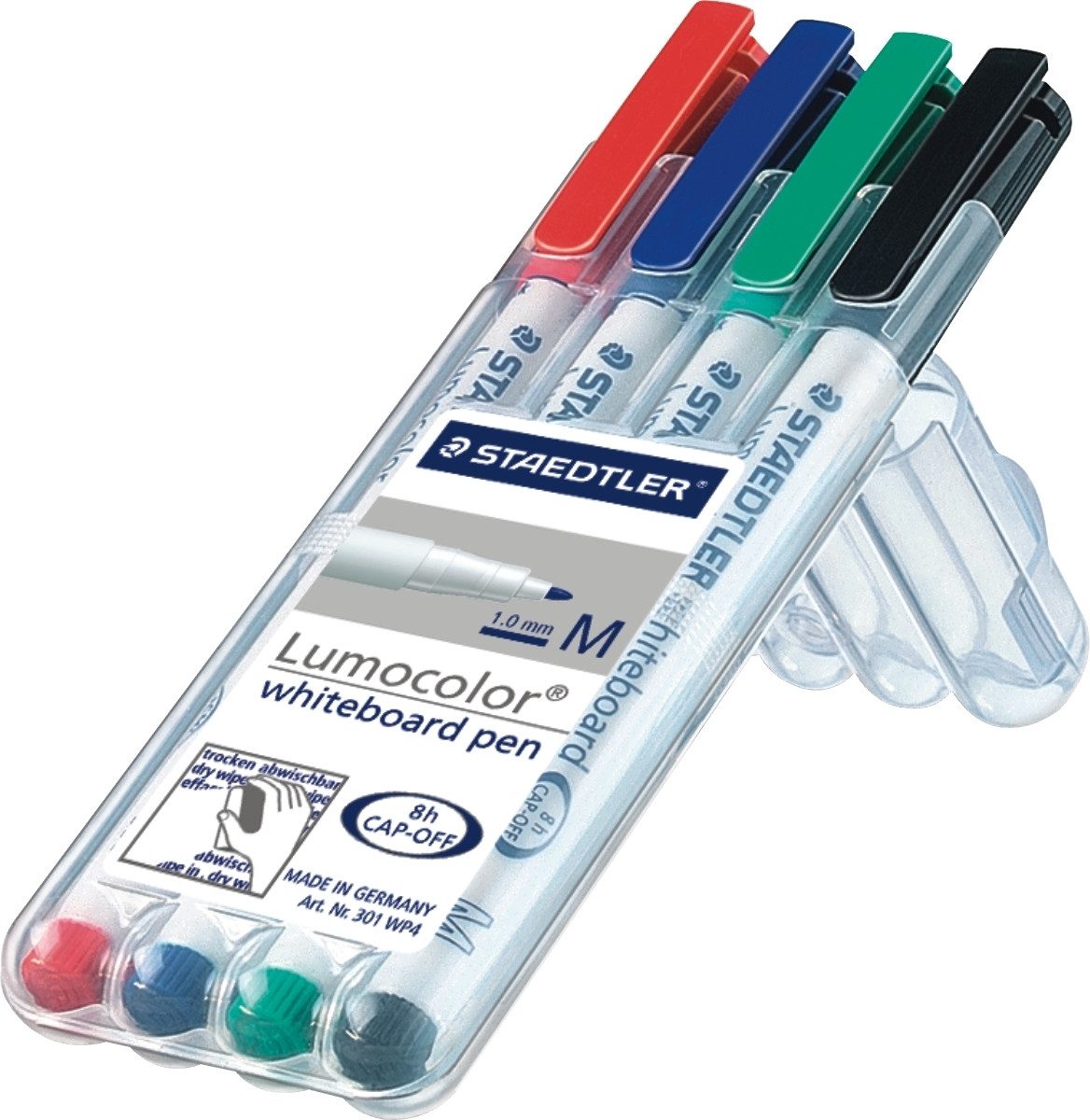 STAEDTLER Whiteboard Marker, 8h CAP-OFF: Kann 8 Stunden offen liegen ...