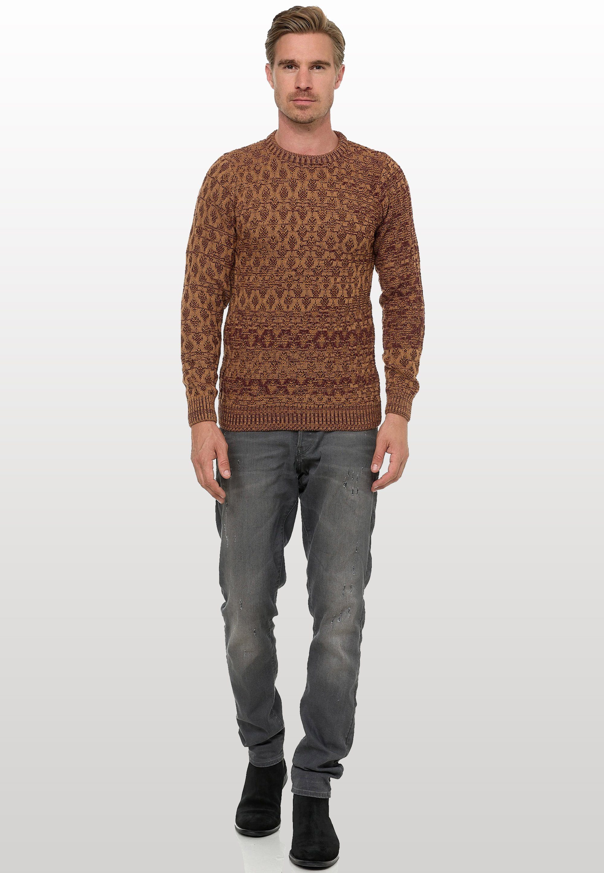 Rusty Neal Strickpullover mit schönem Muster