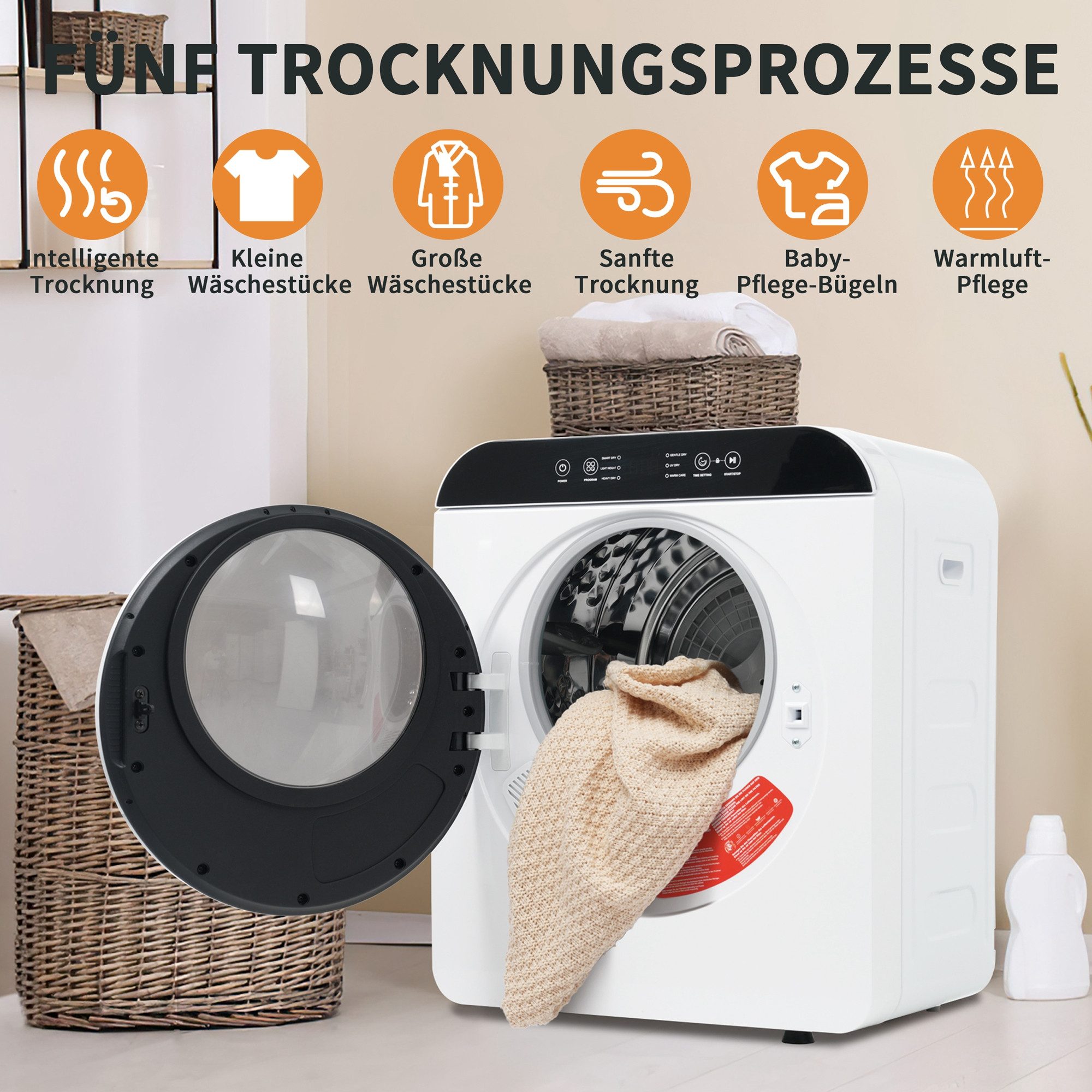 Merax Ablufttrockner UV-Sterilisation & Hochtemperatur-Sterilisation ...