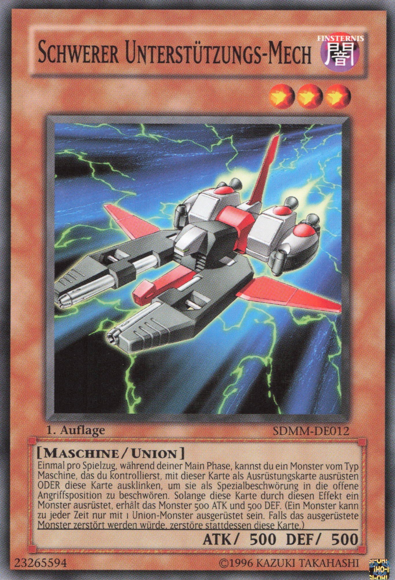 Recollectibles Sammelkarte Yugioh Karte Schwerer Unterstützungs Mech