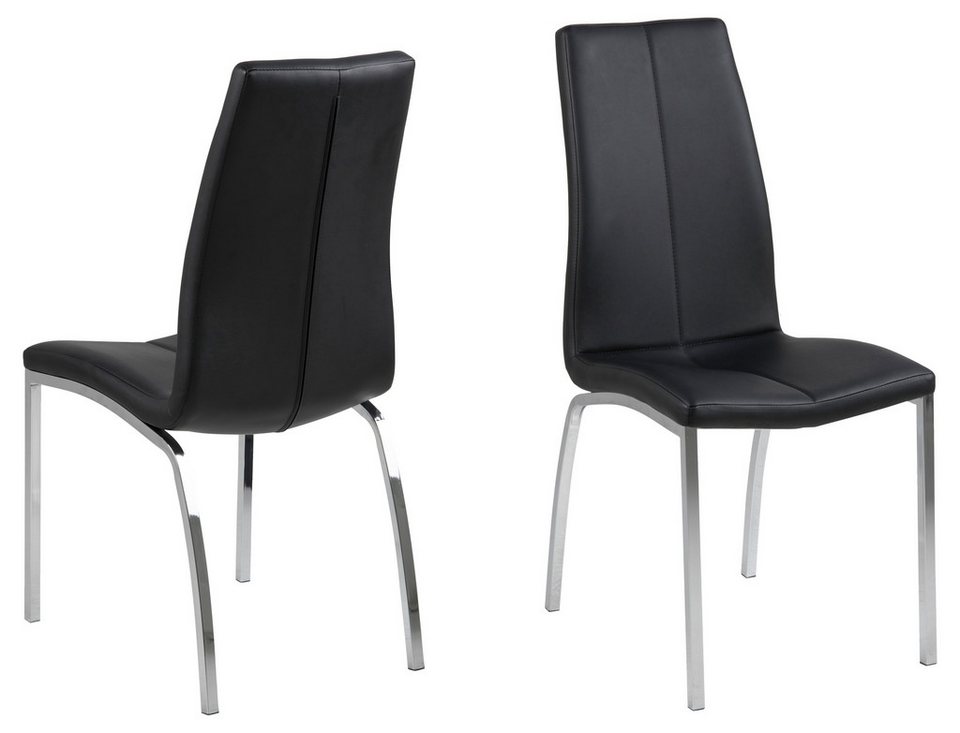 Freiraum Esszimmerstuhl Asama 4er Set 4er Set In Schwarz 43