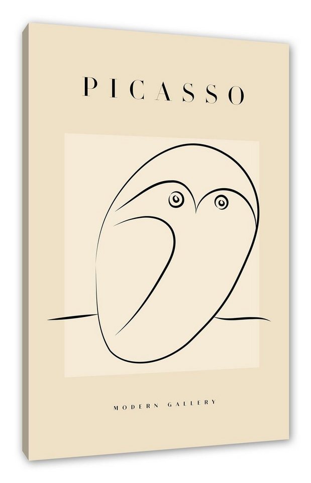 Pixxprint Glasbild Picasso Art Collection Die Eule Picasso Art