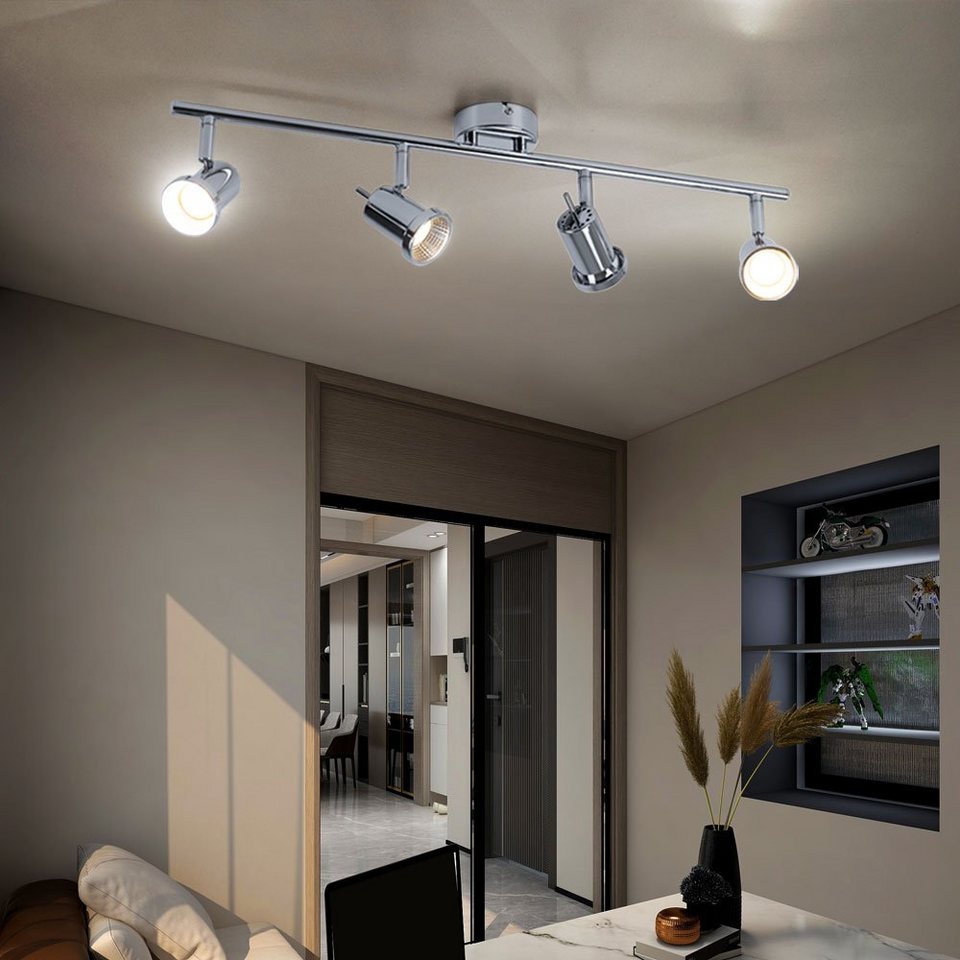 Etc Shop Led Deckenleuchte Led Deckenleuchte 4 Flammig Spotleiste 4