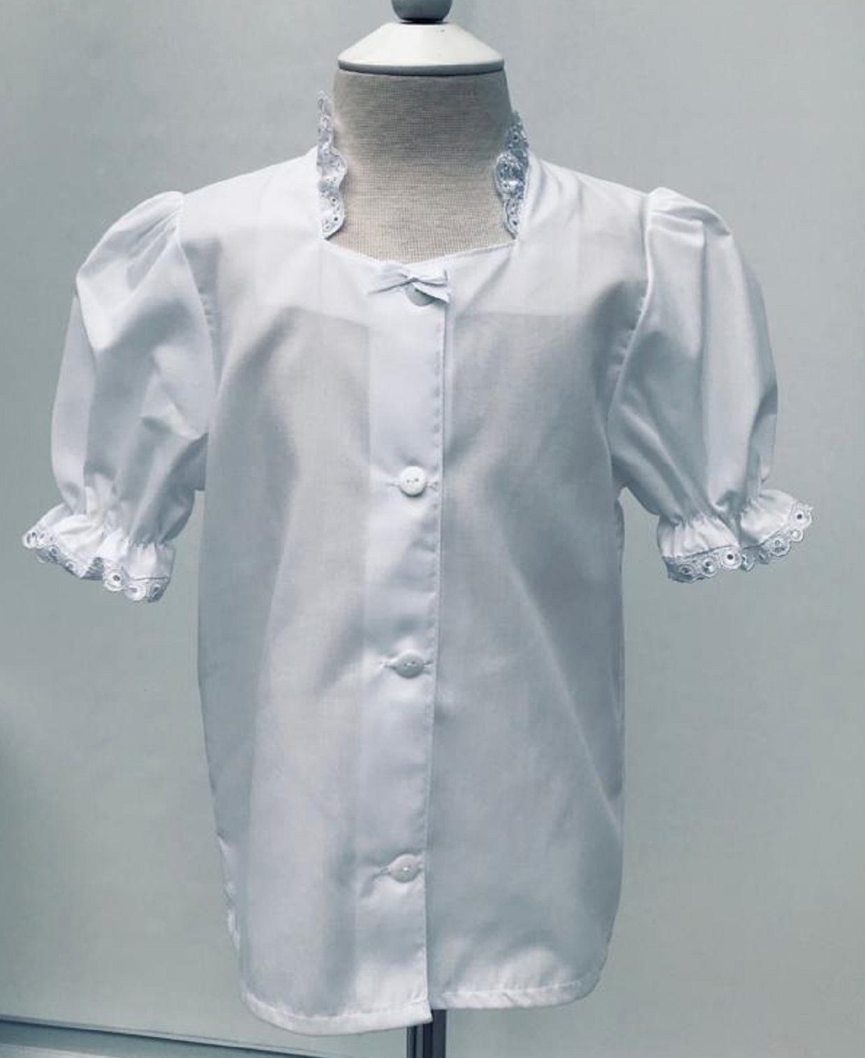Pezzo D'oro Dirndlbluse Dirndlbluse Kinder, Kinderbluse weiß ...