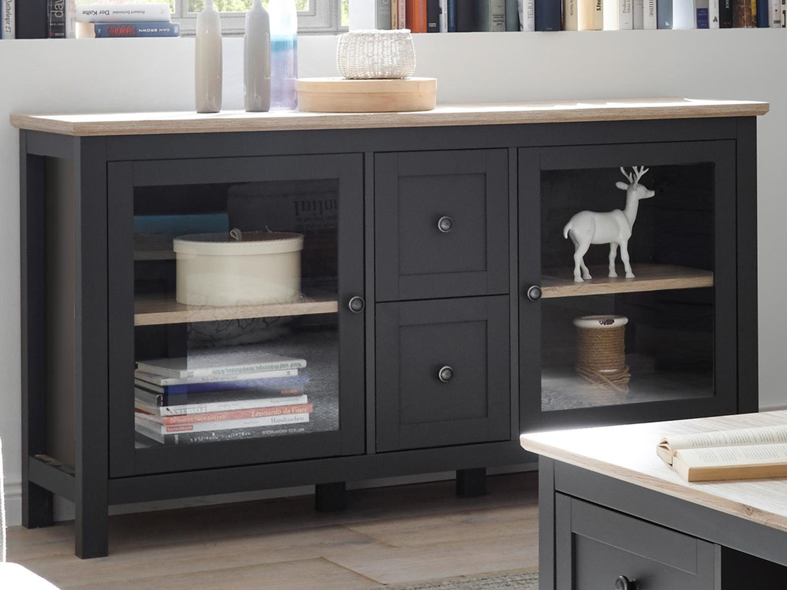 Möbelando Sideboard Burbank Sideboard Im Modernen Landhausstil Aus