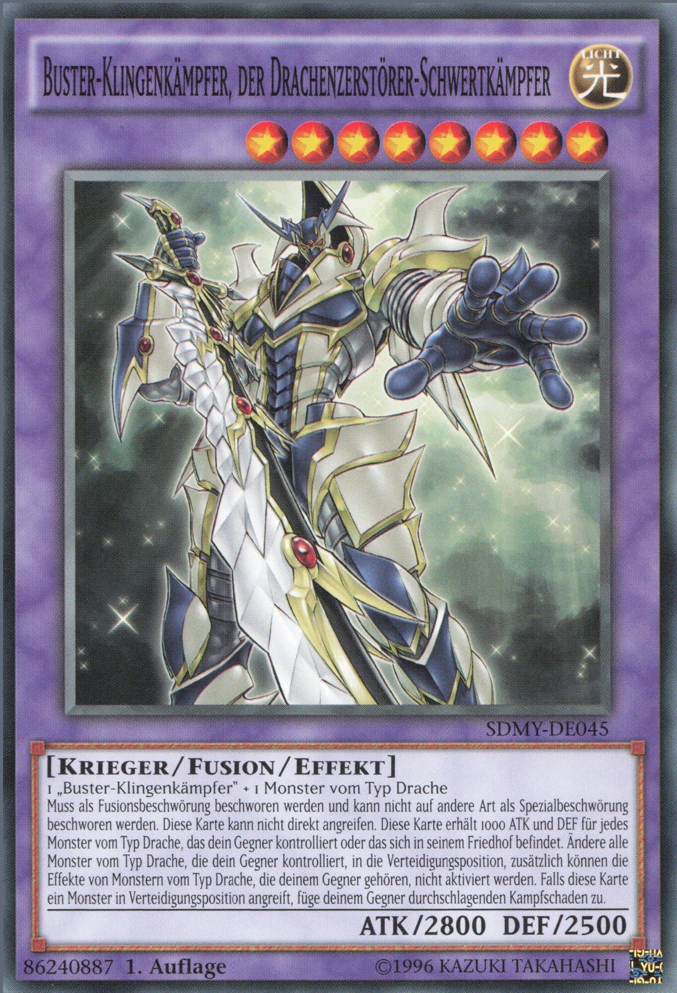 ReCollectibles Sammelkarte YuGiOh Karte Buster-Klingenkämpfer, der Drachenzerstörer ...