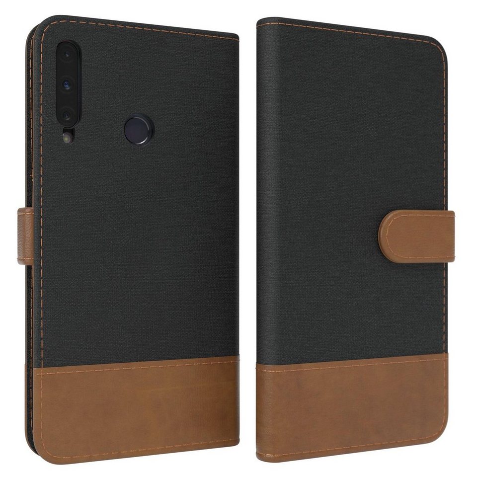 Eazy Case Handyhülle Bookstyle Jeans Für Huawei P40 Lite E 639 Zoll