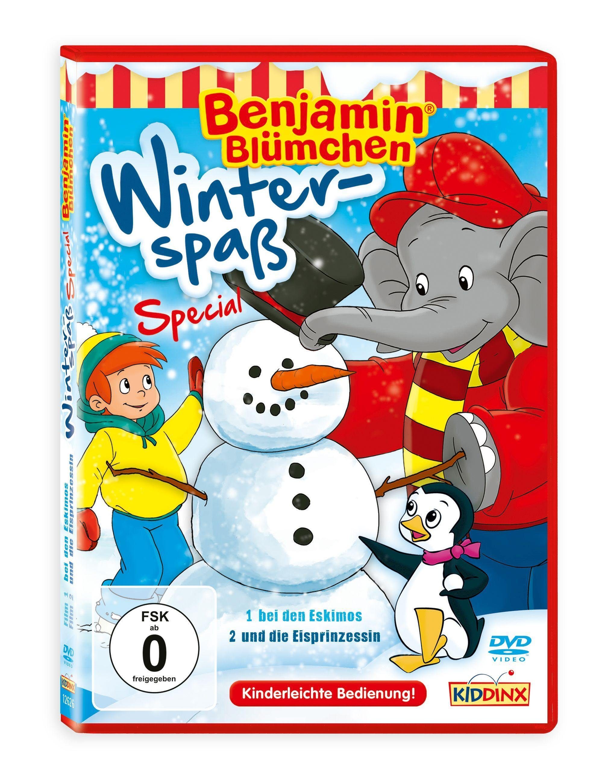 Kiddinx DVD Benjamin Blümchen: Winterspaß