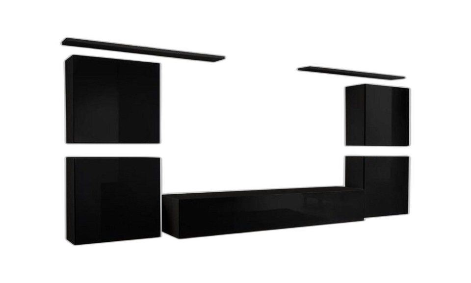 Xlmoebel Wohnzimmer Set Wohnraum Regalgestaltung Möbelwand Premium