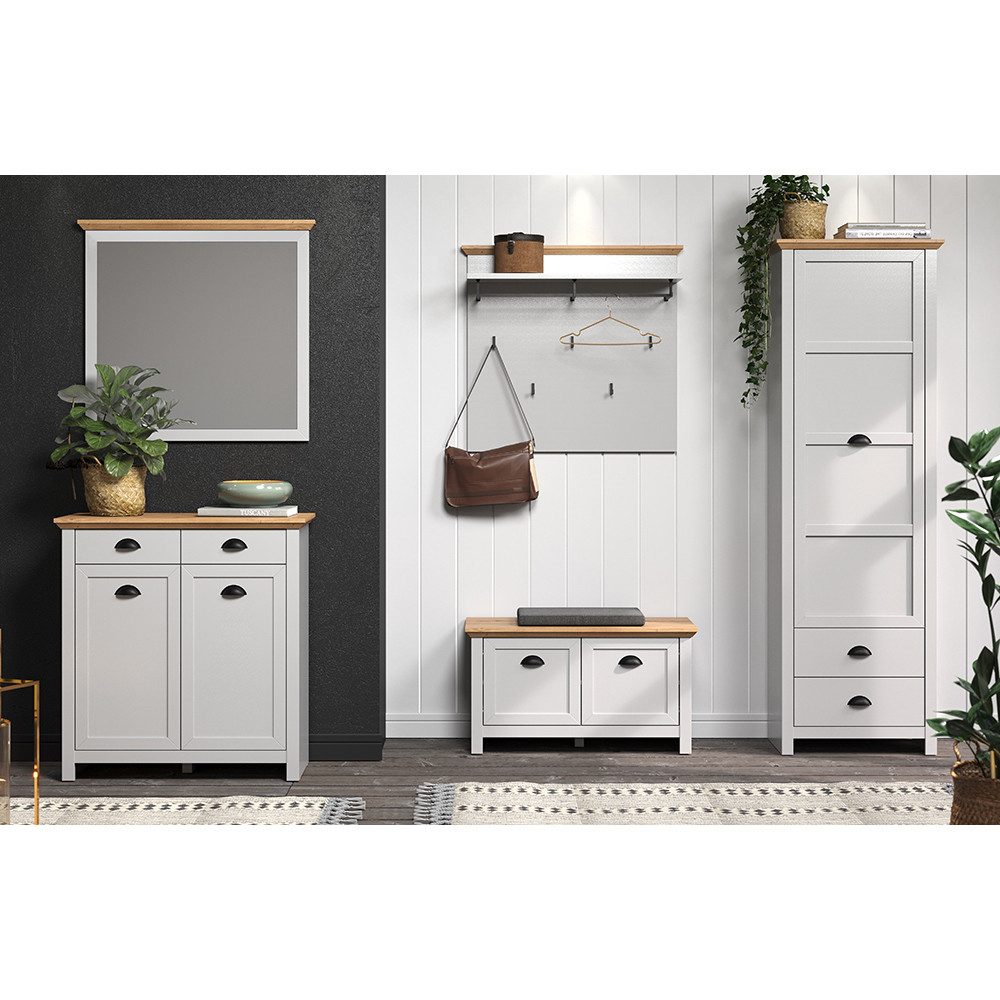 Lomadox Garderoben Set Licata 19 Spar Set Garderobenmöbelset In