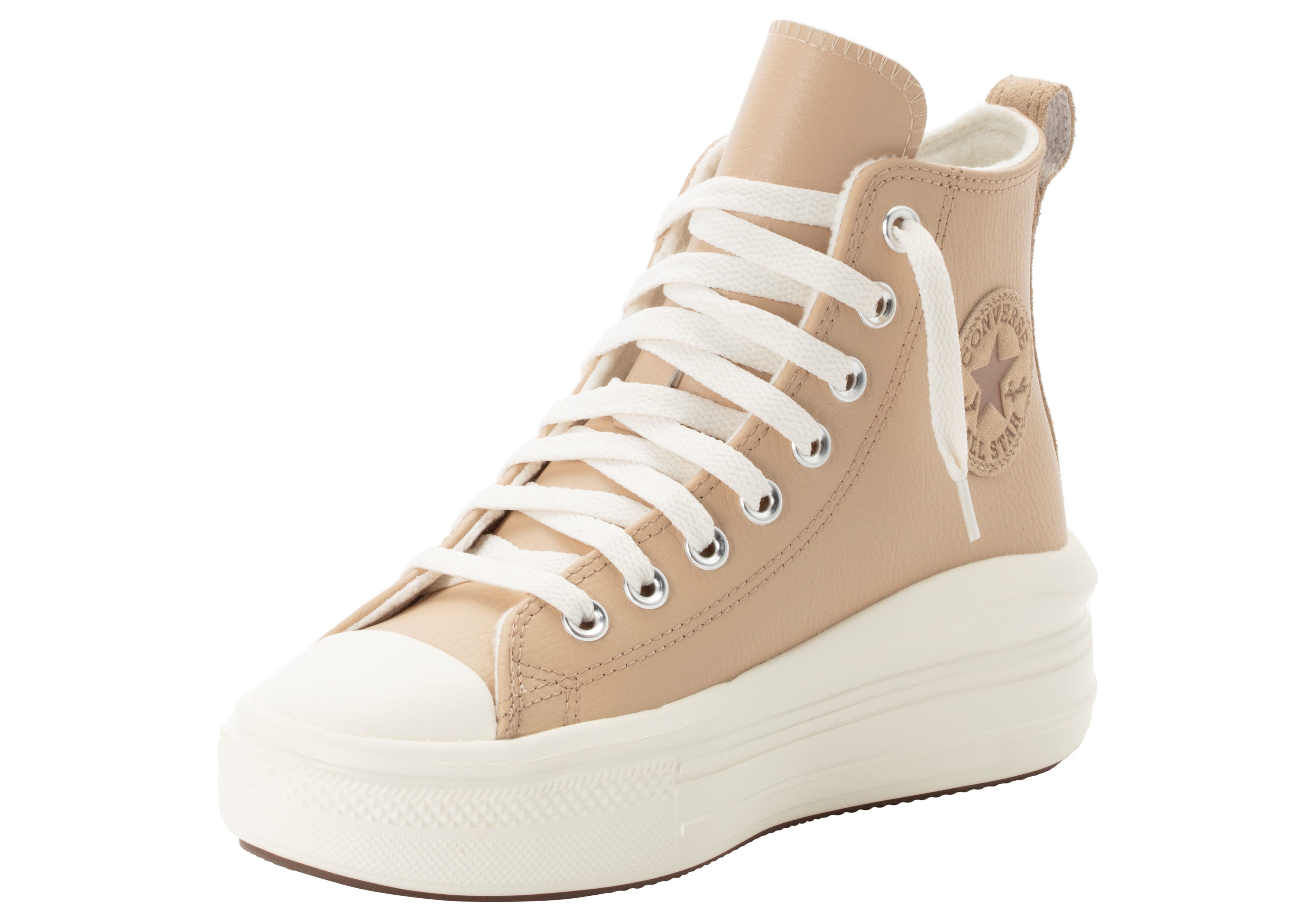 Converse CHUCK TAYLOR ALL STAR MOVE LEATHER Sneaker, Bequemer Sneaker ...