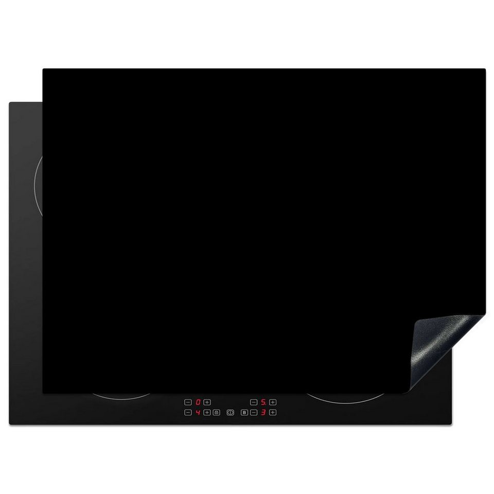 Muchowow Herdblende Abdeckplatte Schwarz Einfarbig Vinyl 1 Tlg