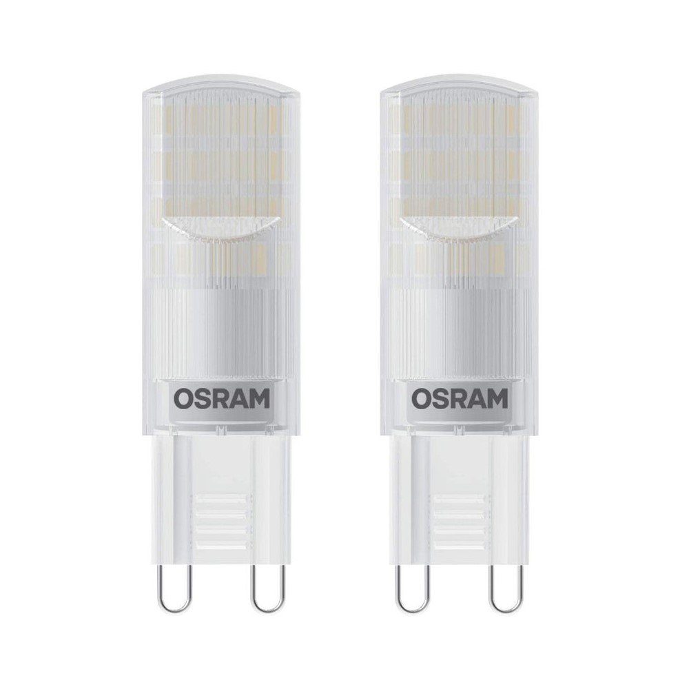 Osram LED-Leuchtmittel 2er Pack Osram LED G9 Stiftsockel 2,6W = 28W 290lm Warmweiß 2700K, G9 ...