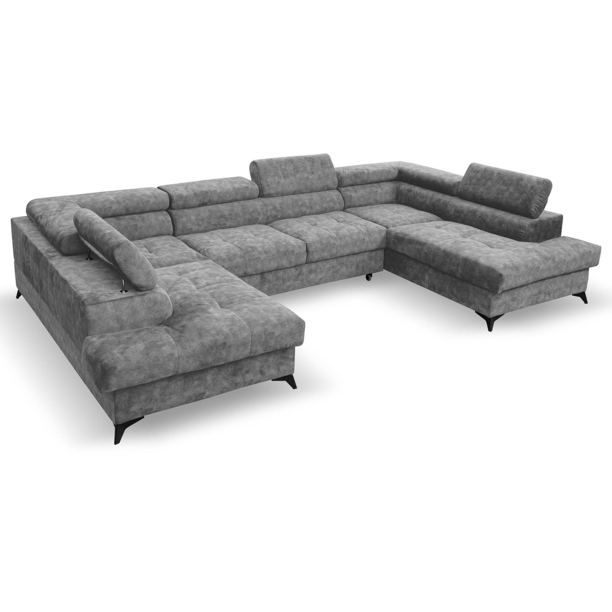 Beautysofa Ecksofa Sorento U Mit Schlaffunktion Bettkasten