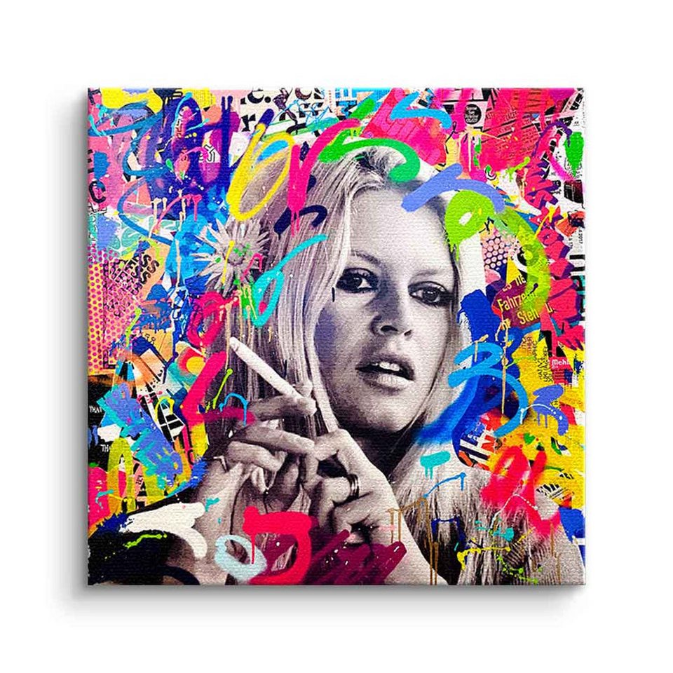 Dotcomcanvas® Leinwandbild Iconic Bb Leinwandbild Iconic Bb Brigitte