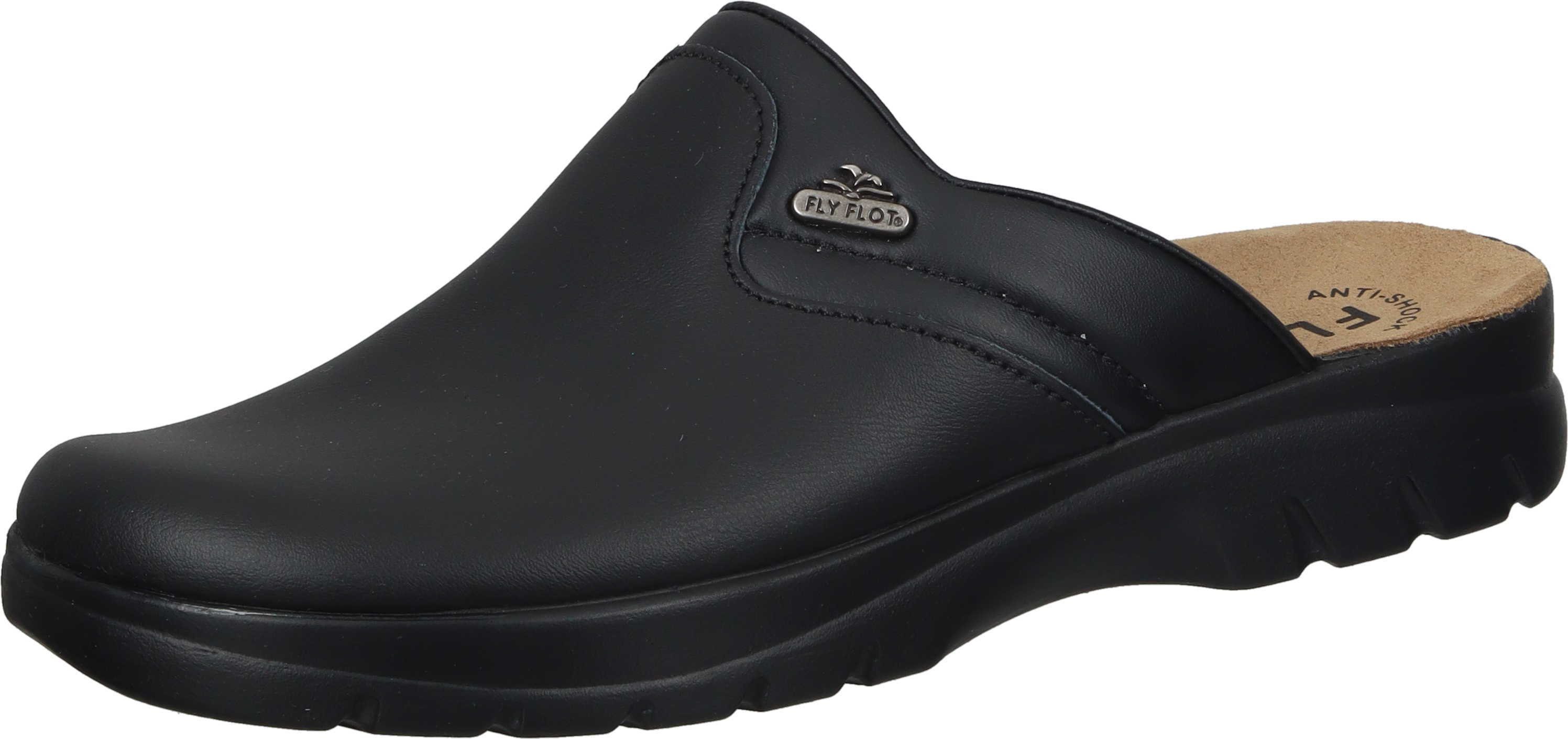 Fly Flot Clogs Clog aus echtem Leder, Leder