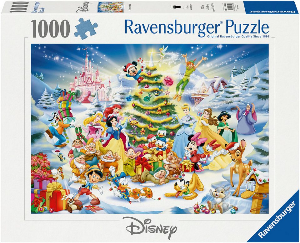 Ravensburger Puzzle Disney Classics Disneys Weihnachten 1000