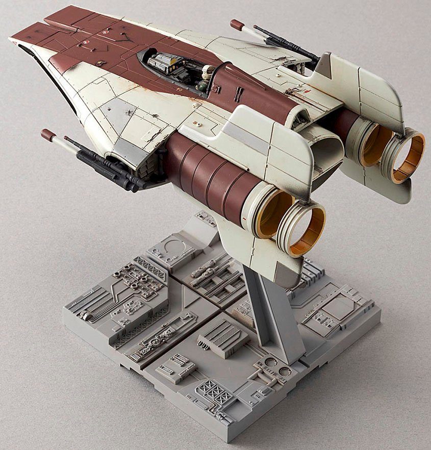 Bandai Modellbausatz Modellbausatz A-Wing Starfighter, Maßstab 1:72 ...