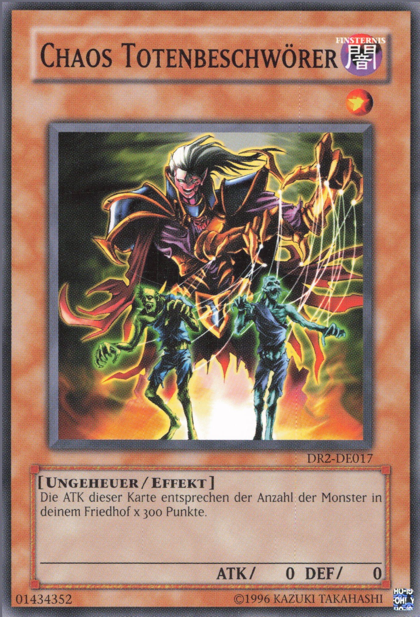 Recollectibles Sammelkarte Yugioh Karte Chaos Totenbeschwörer Deutsch
