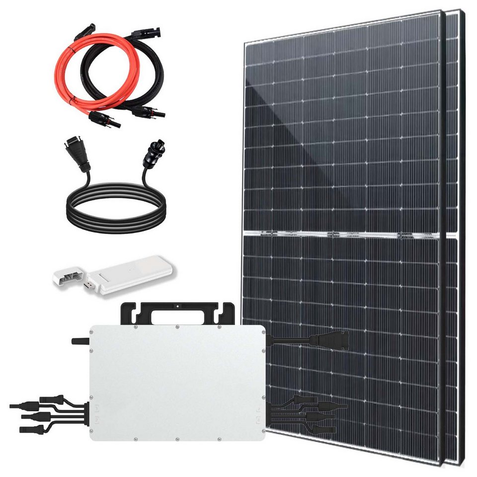 Solar Hook Etm Balkonkraftwerk 2000w Bifazial Photovoltaik Komplett