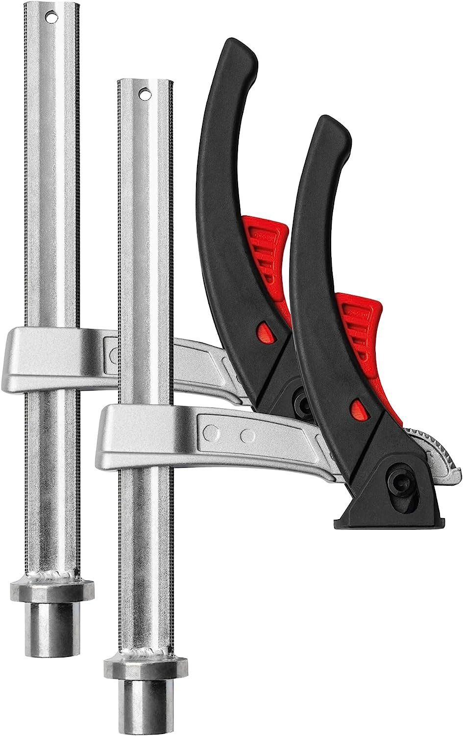 Bessey Schraubzwinge 2 x BESSEY Spannelement für Multifunktionstische 150 x 80 mm Zwinge, 2 x ...