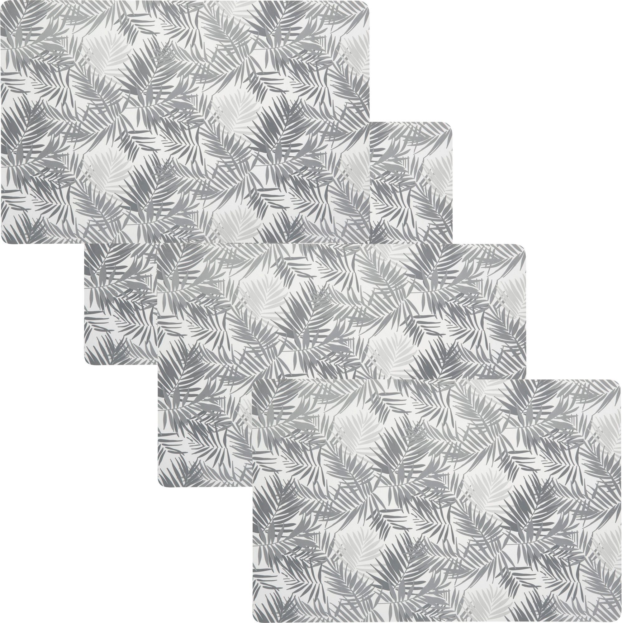 Platzset Tischset 4er Pack 4 St Abwaschbar Blatt