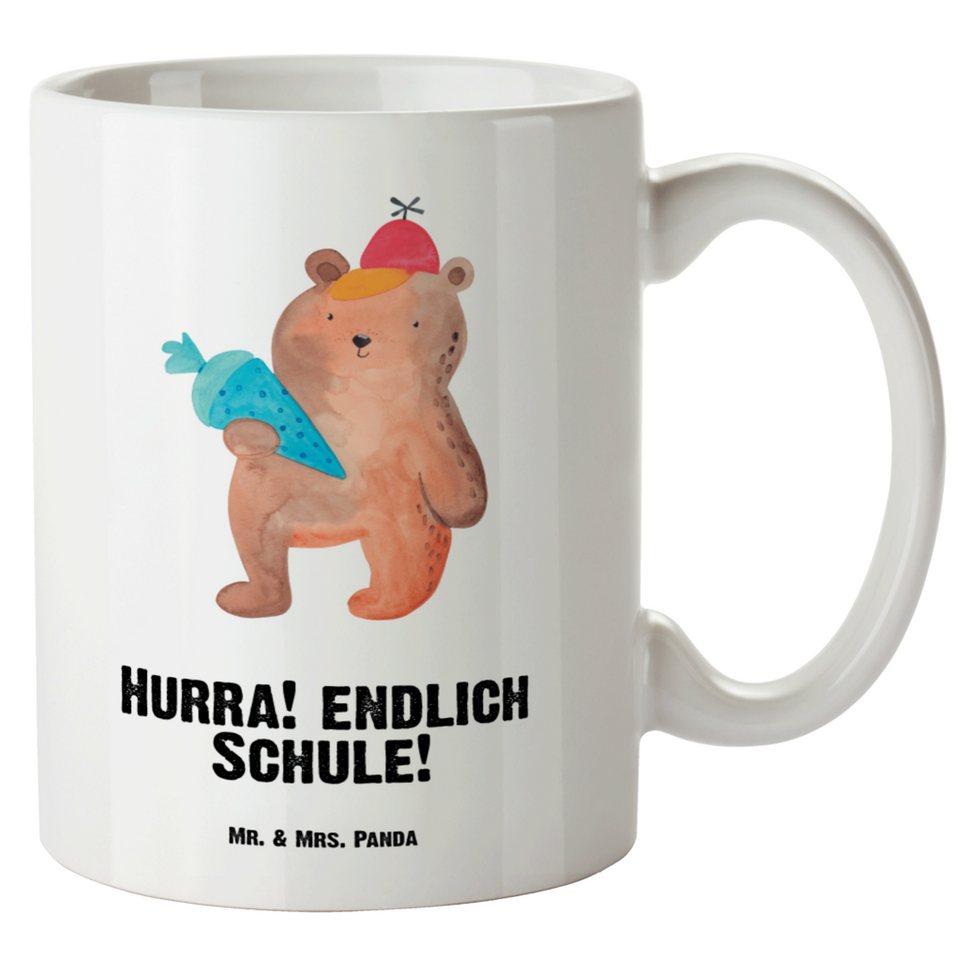 Mr And Mrs Panda Tasse Bär Schultüte Weiß Geschenk Große Tasse