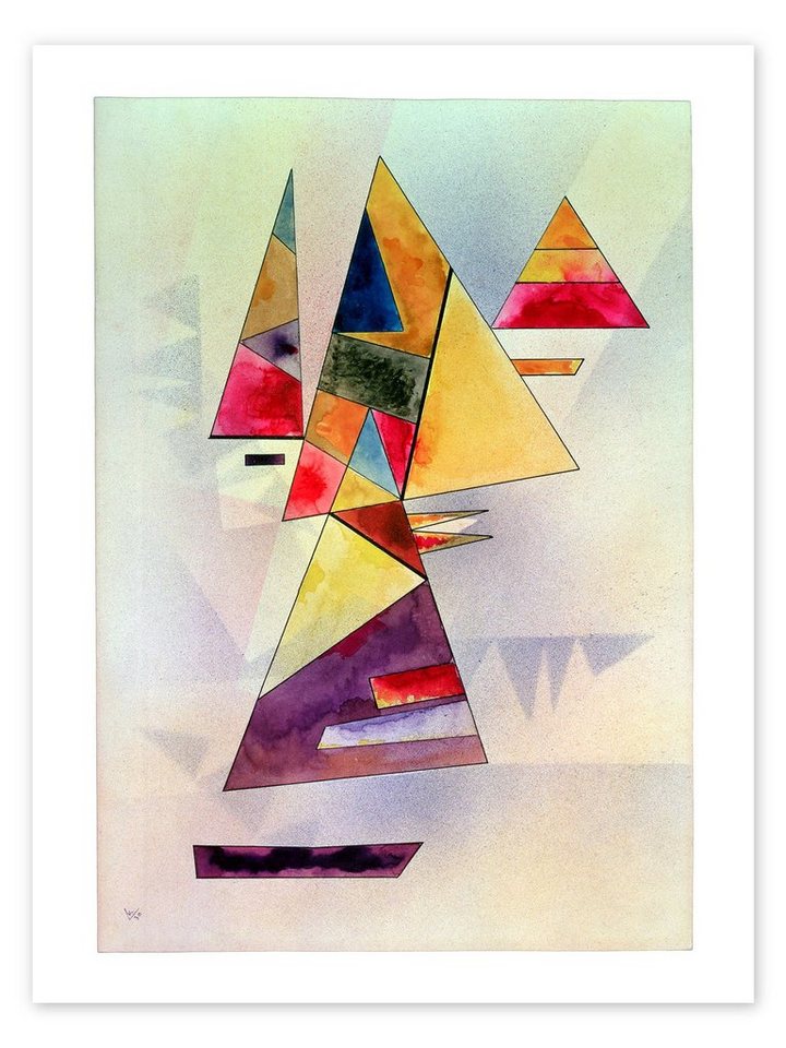 Posterlounge Poster Wassily Kandinsky Komposition 1930 Badezimmer