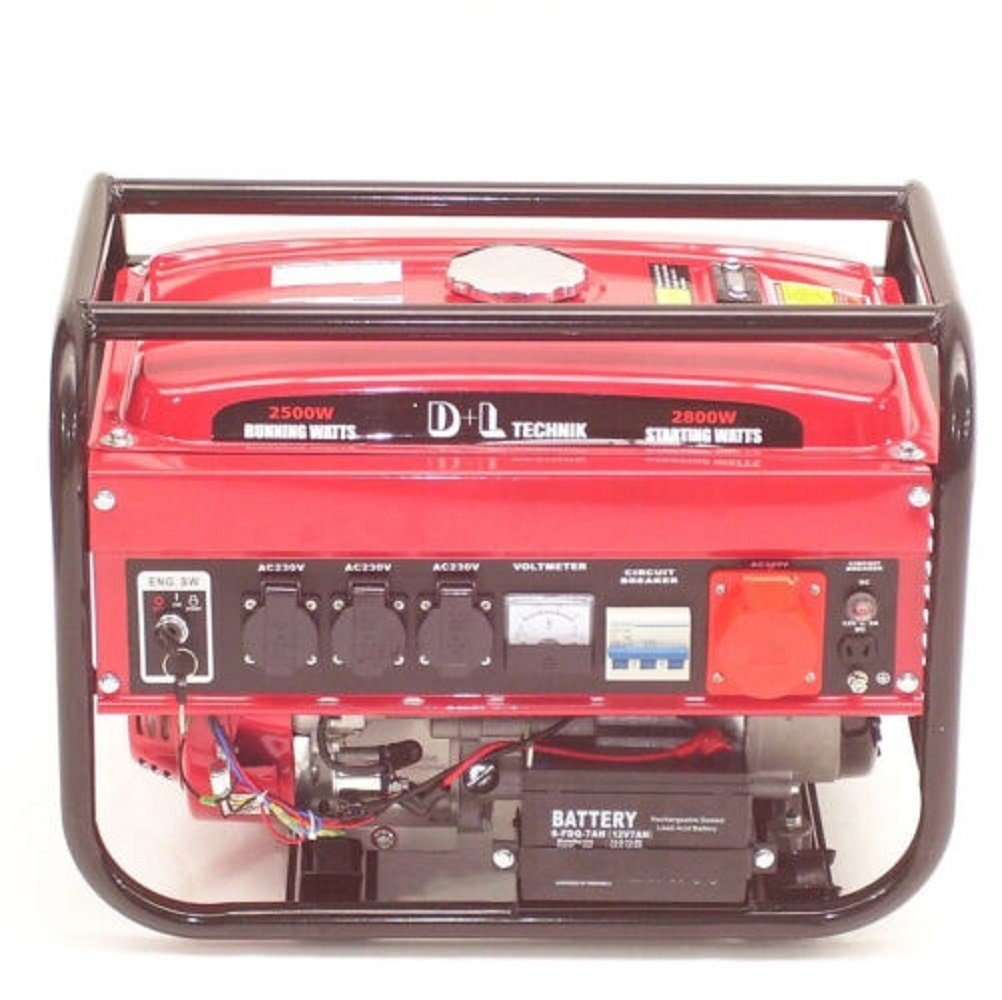 Apex Stromgenerator Gas- u. Benzin-Generator Stromerzeuger 2800 LPG E ...