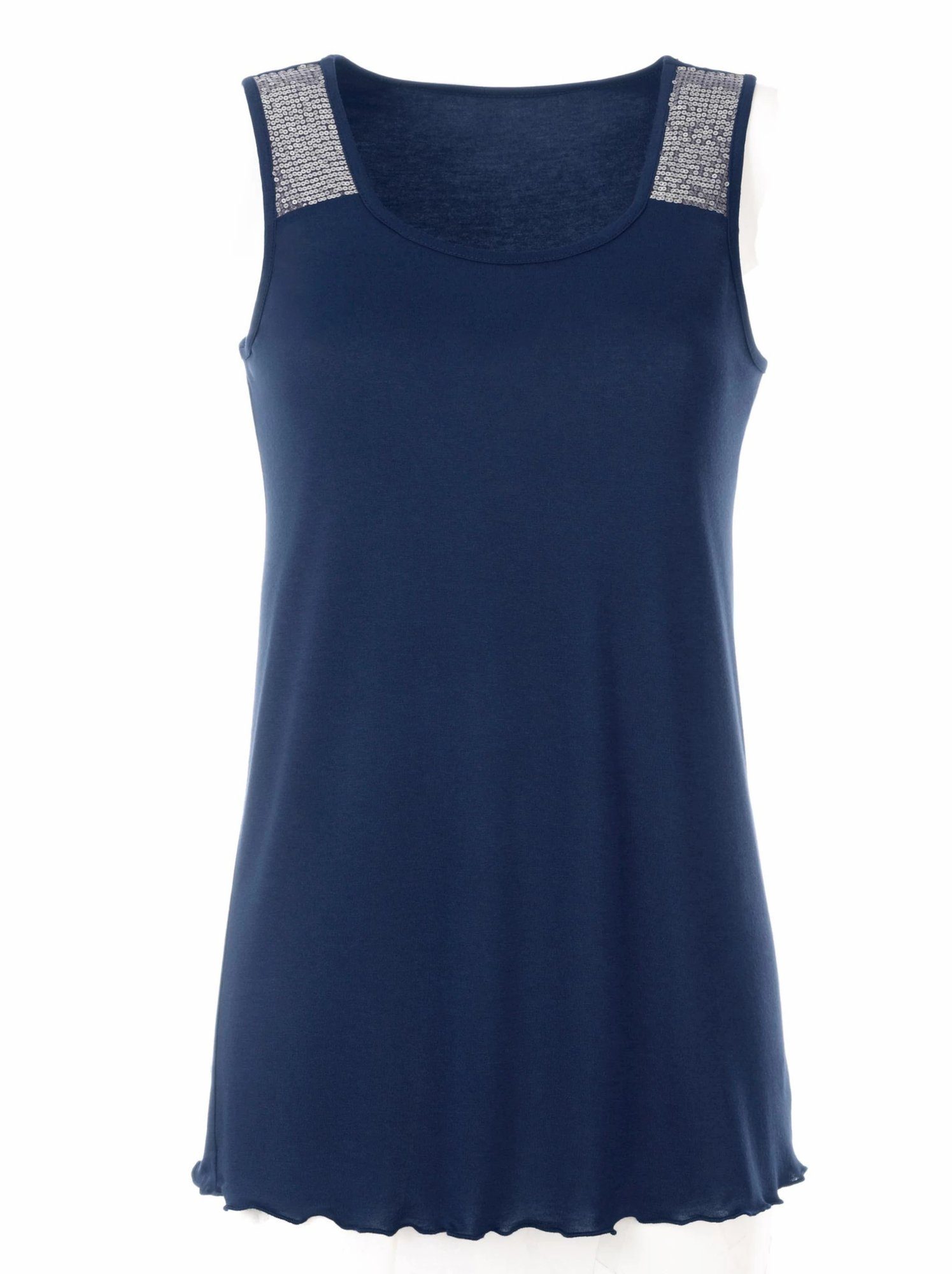 Creation L Rundhalsshirt Création L Damen Shirttop Shirt Top Mit Rundhalsausschnitt ärmellos