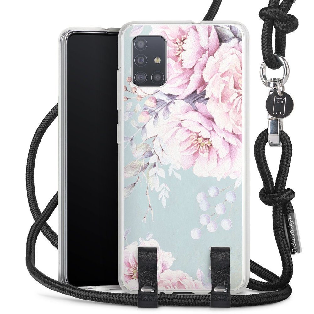 Deindesign Handyhülle Watercolour Flower Samsung Galaxy A51 Hülle